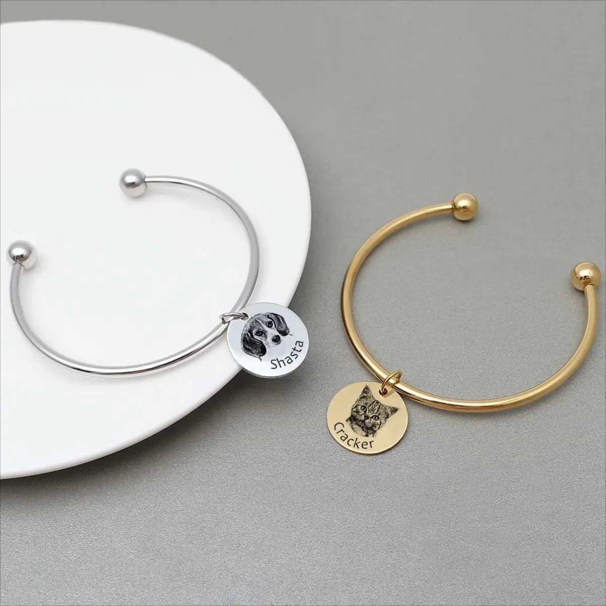 iPetprints Personalized Photo Bangle Custom